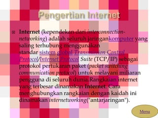 Dasar dasar internet | PPTX