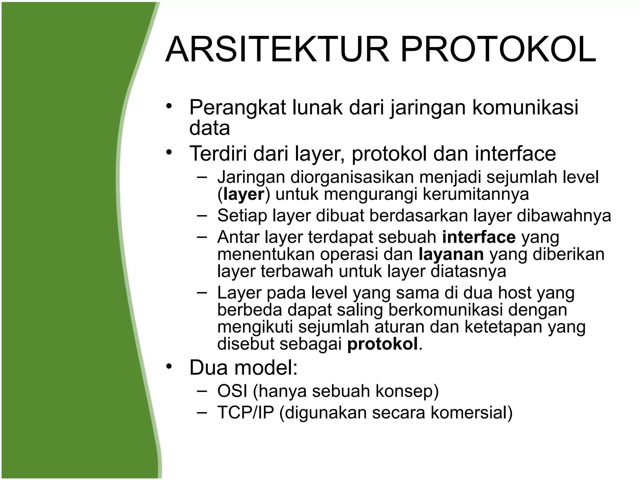 Dasar - Dasar Jaringan | PPT