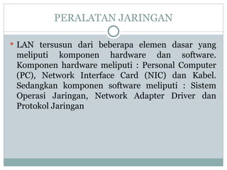 DASAR-DASAR JARINGAN KOMPUTER DAN TELEKOMUNIKASI | PPT