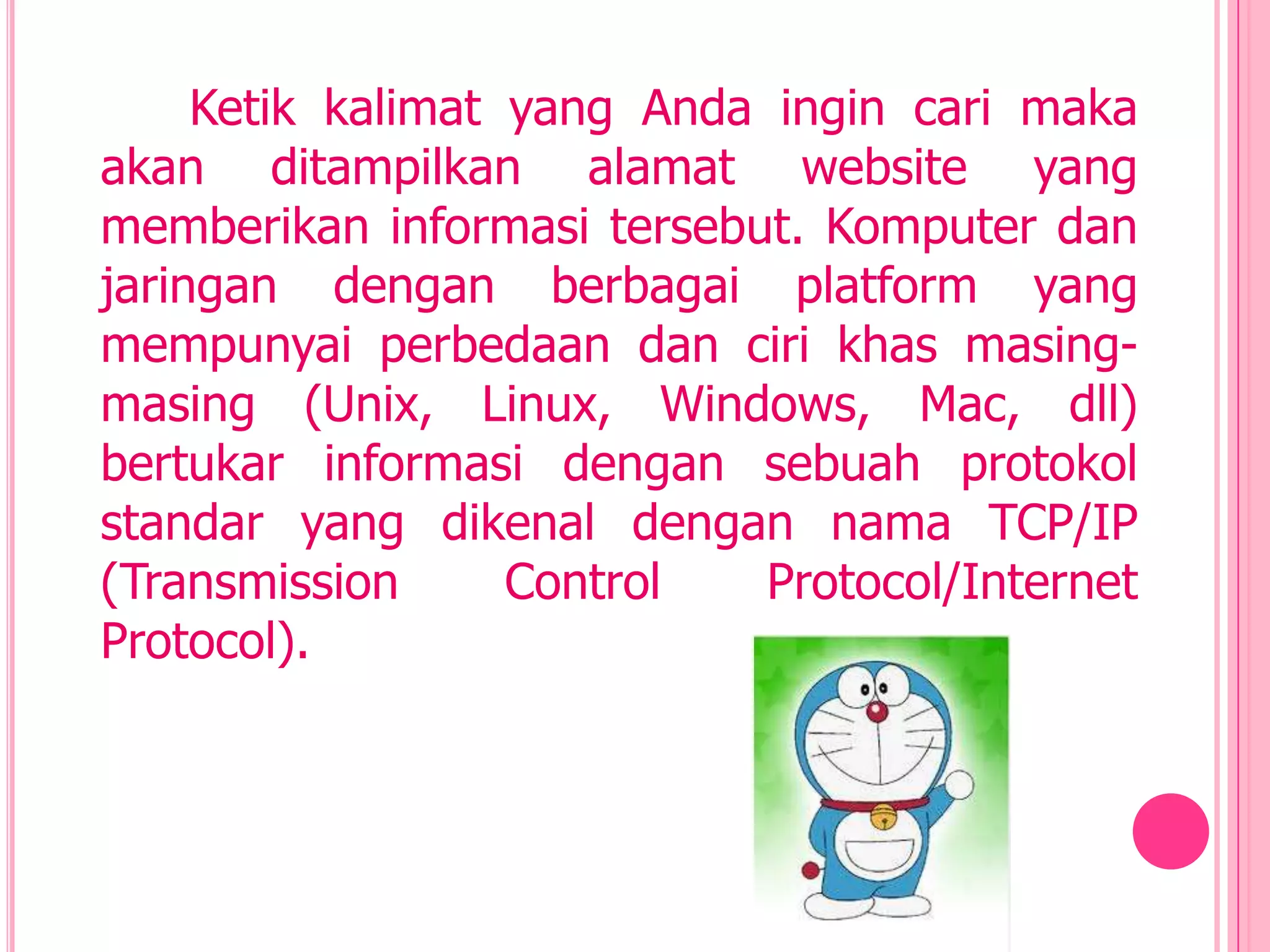 Memahami Dasar dasar jaringan internet Microsoft Power Point | PPTX