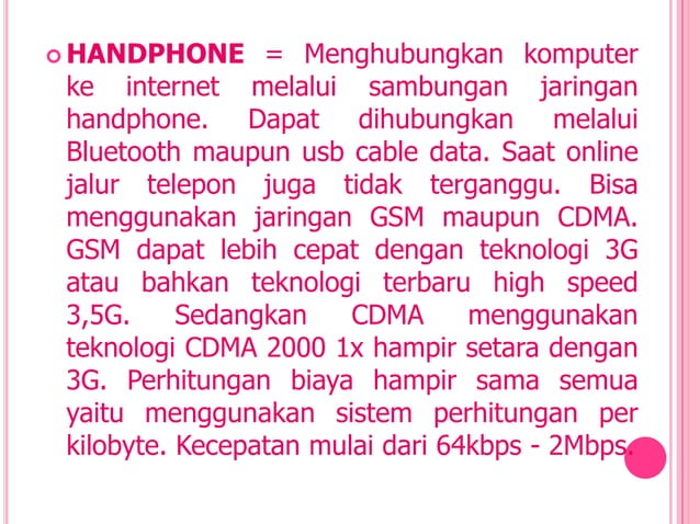 Memahami Dasar dasar jaringan internet Microsoft Power Point | PPTX