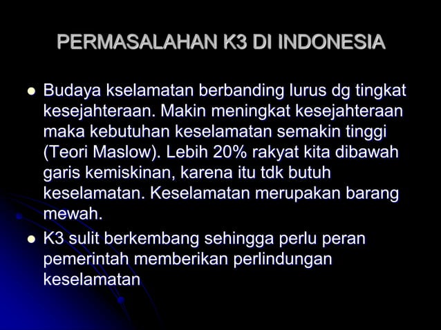 Dasar dasar k3 | PPT