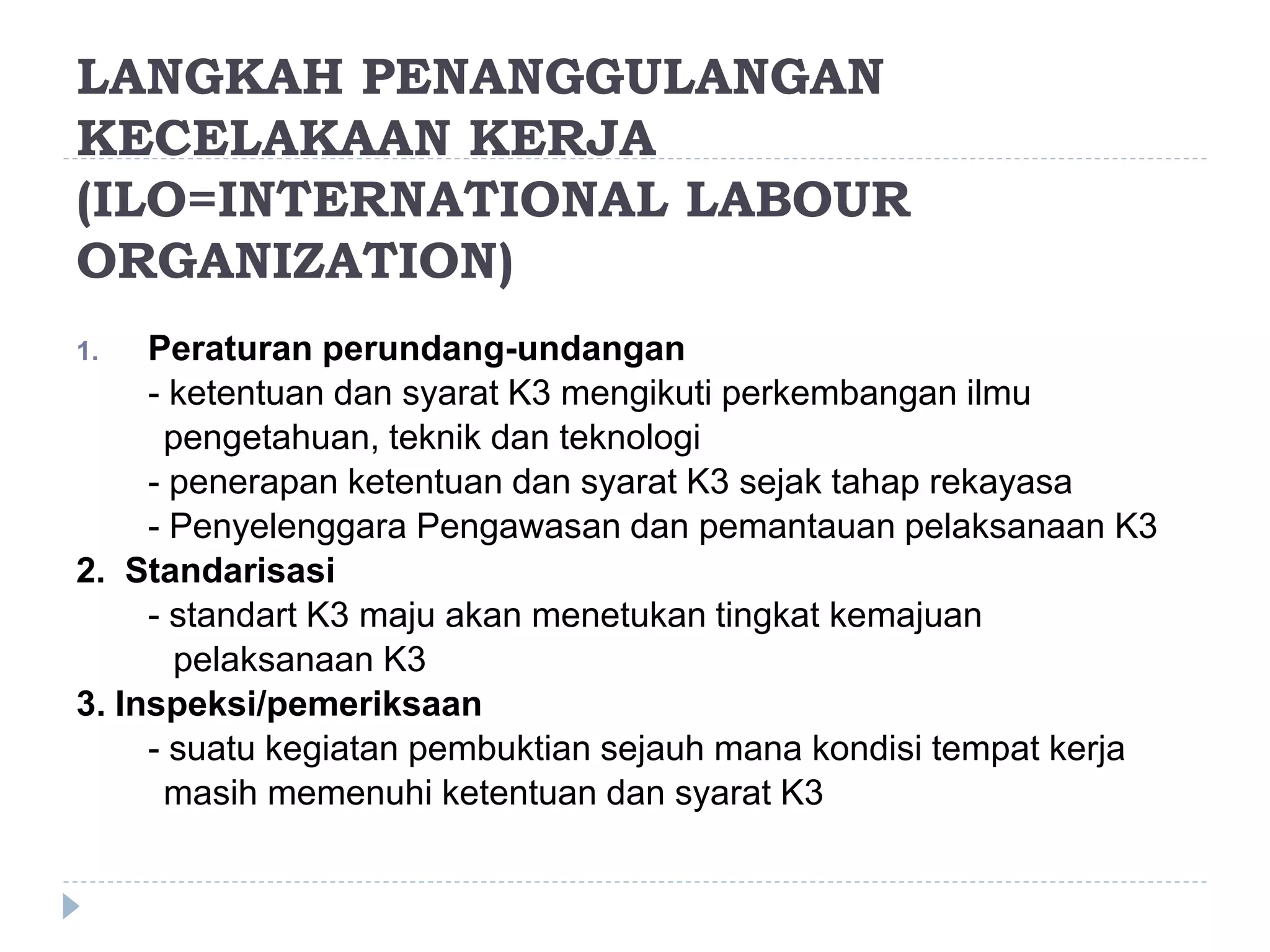Dasar- dasar K3 | PPTX
