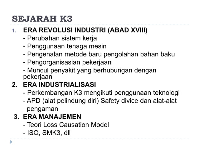 Dasar- dasar K3 | PPTX
