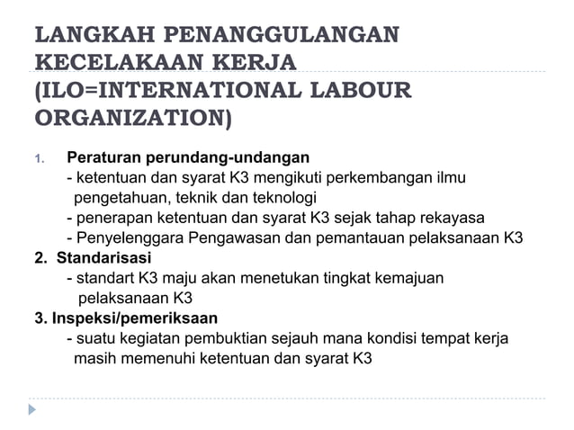 Dasar- dasar K3 | PPTX