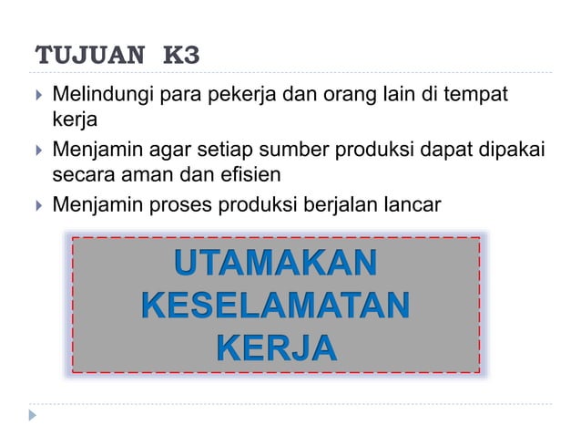 Dasar- dasar K3 | PPTX