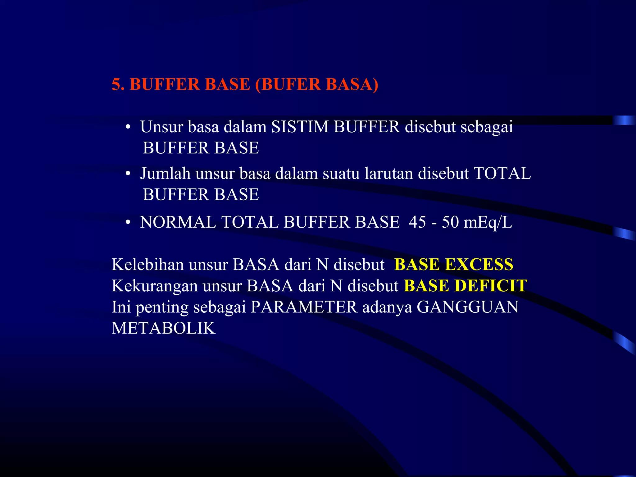 keseimbangan asam-basa dan gas darah | PPT