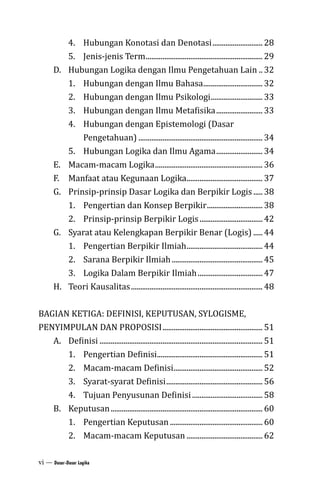 DASAR-DASAR LOGIKA | PDF