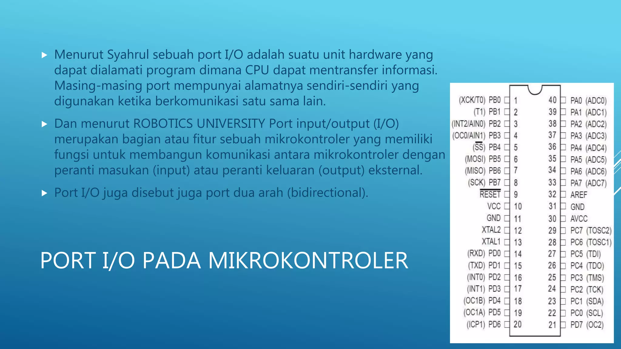 Dasar dasar mikrokontroler-micahelrio | PPTX