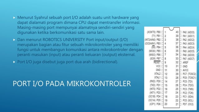 Dasar dasar mikrokontroler-micahelrio | PPTX