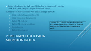 Dasar dasar mikrokontroler-micahelrio | PPTX