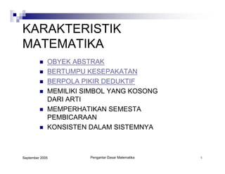 Dasar dasar mtk | PDF