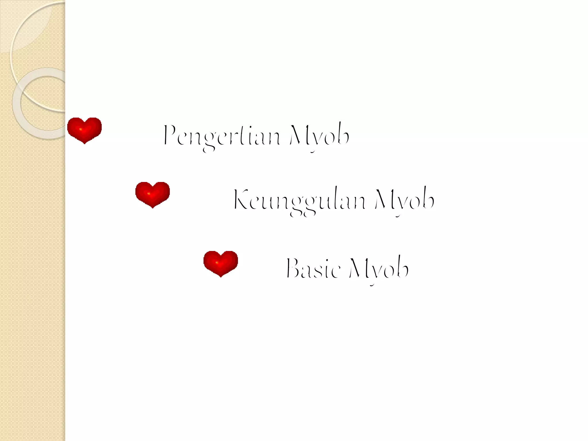 Dasar dasar myob | PPTX