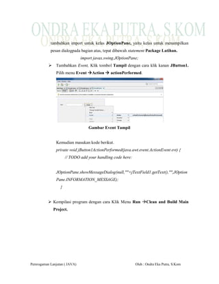 Dasar dasar netbeans | PDF