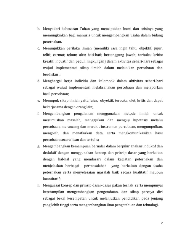 Dasar Dasar Pakan Ternak | PDF