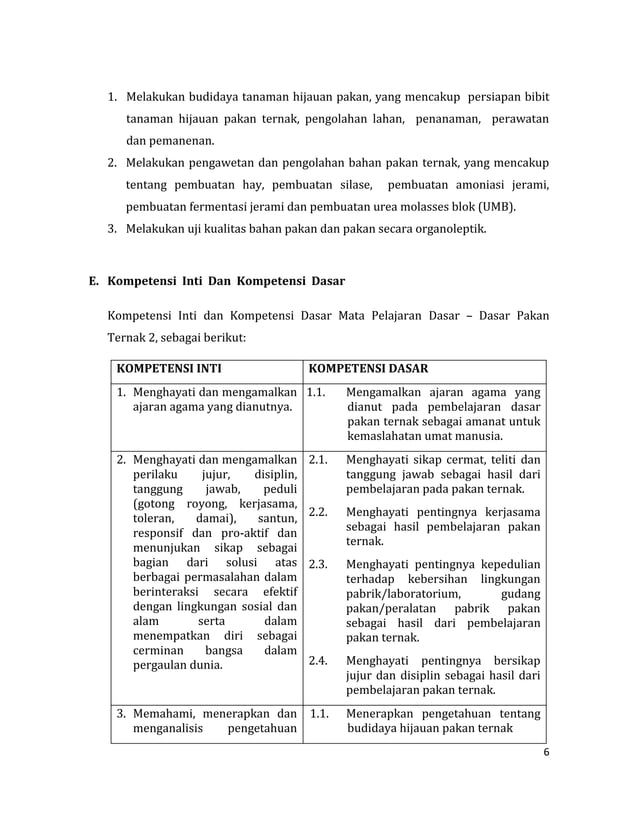 Dasar Dasar Pakan Ternak | PDF