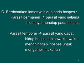 Dasar-dasar parasitologi | PPT