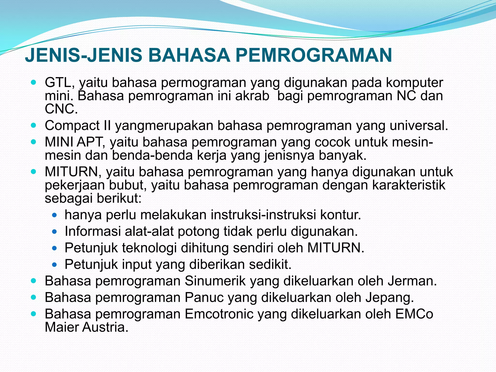 Dasar dasar pemrograman-cnc | PDF