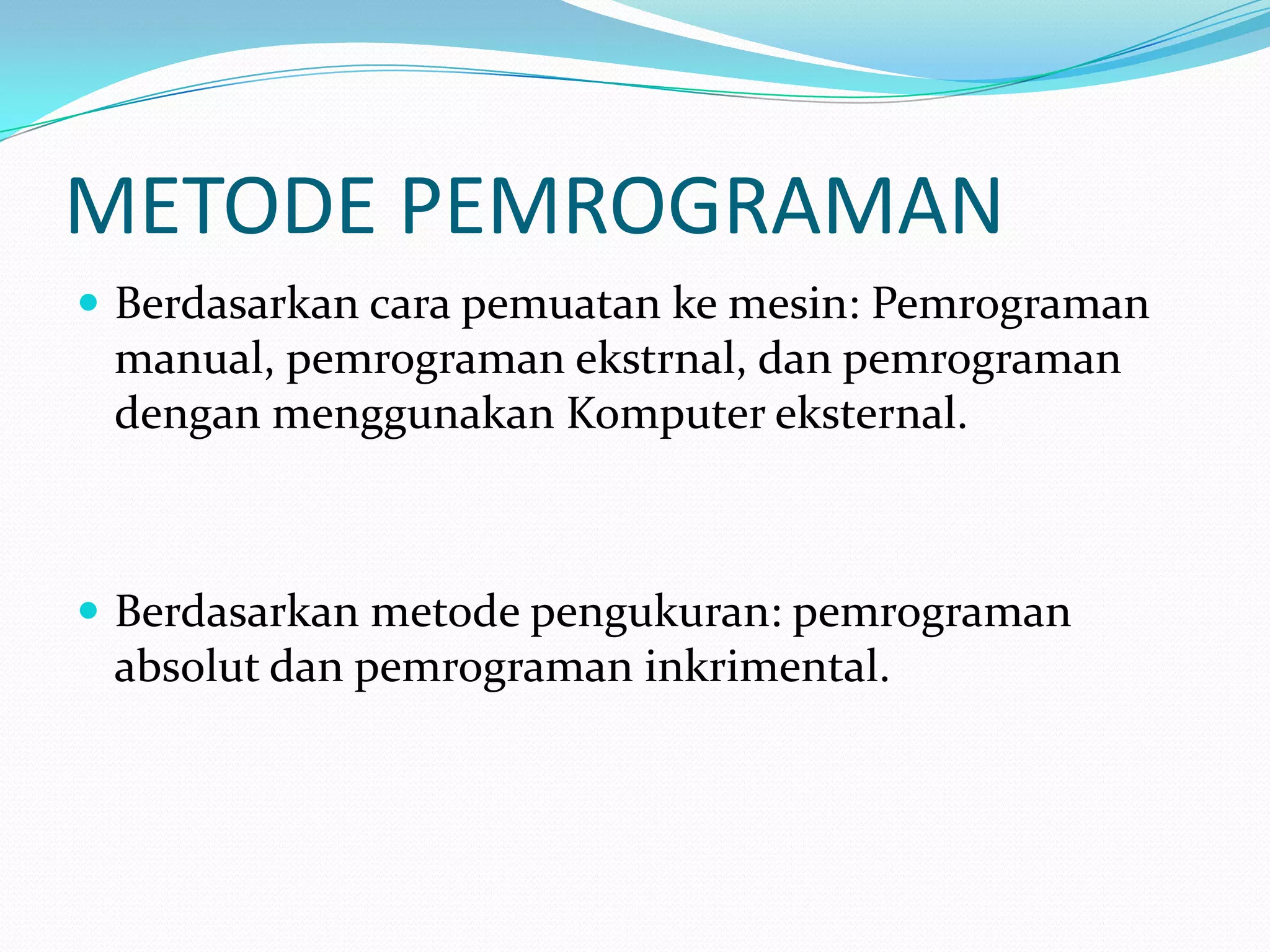 Dasar dasar pemrograman-cnc | PDF