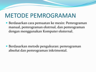 Dasar dasar pemrograman-cnc | PDF
