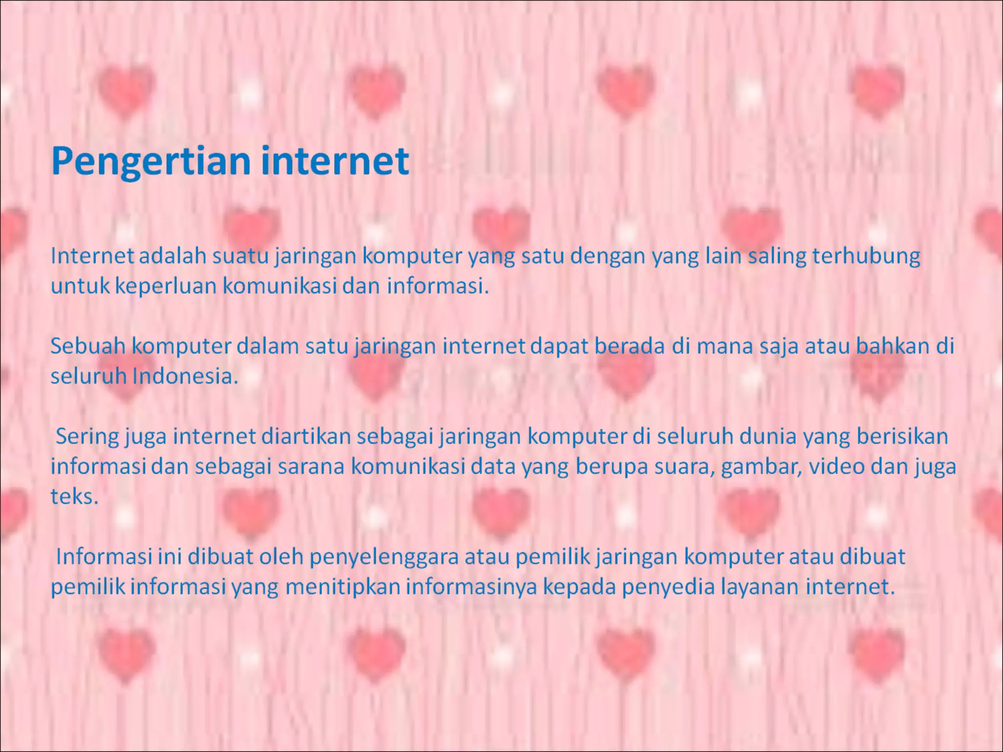 Dasar dasar penggunaan internet | PPT