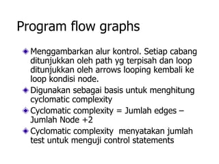 Dasar dasar pengujian perangkat lunak | PDF