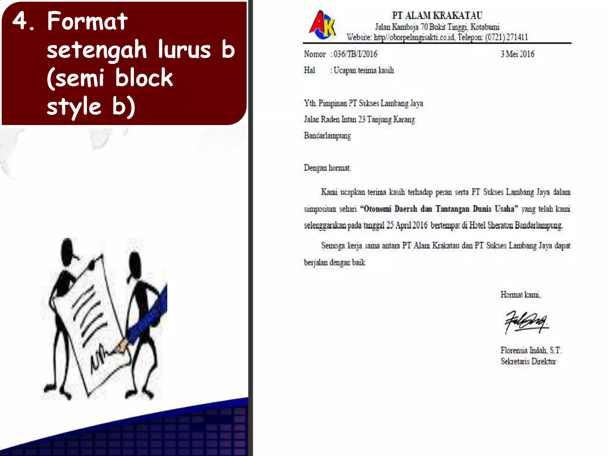 MKU Bahasa Indonesia Dasar-Dasar Penulisan Surat | PPTX