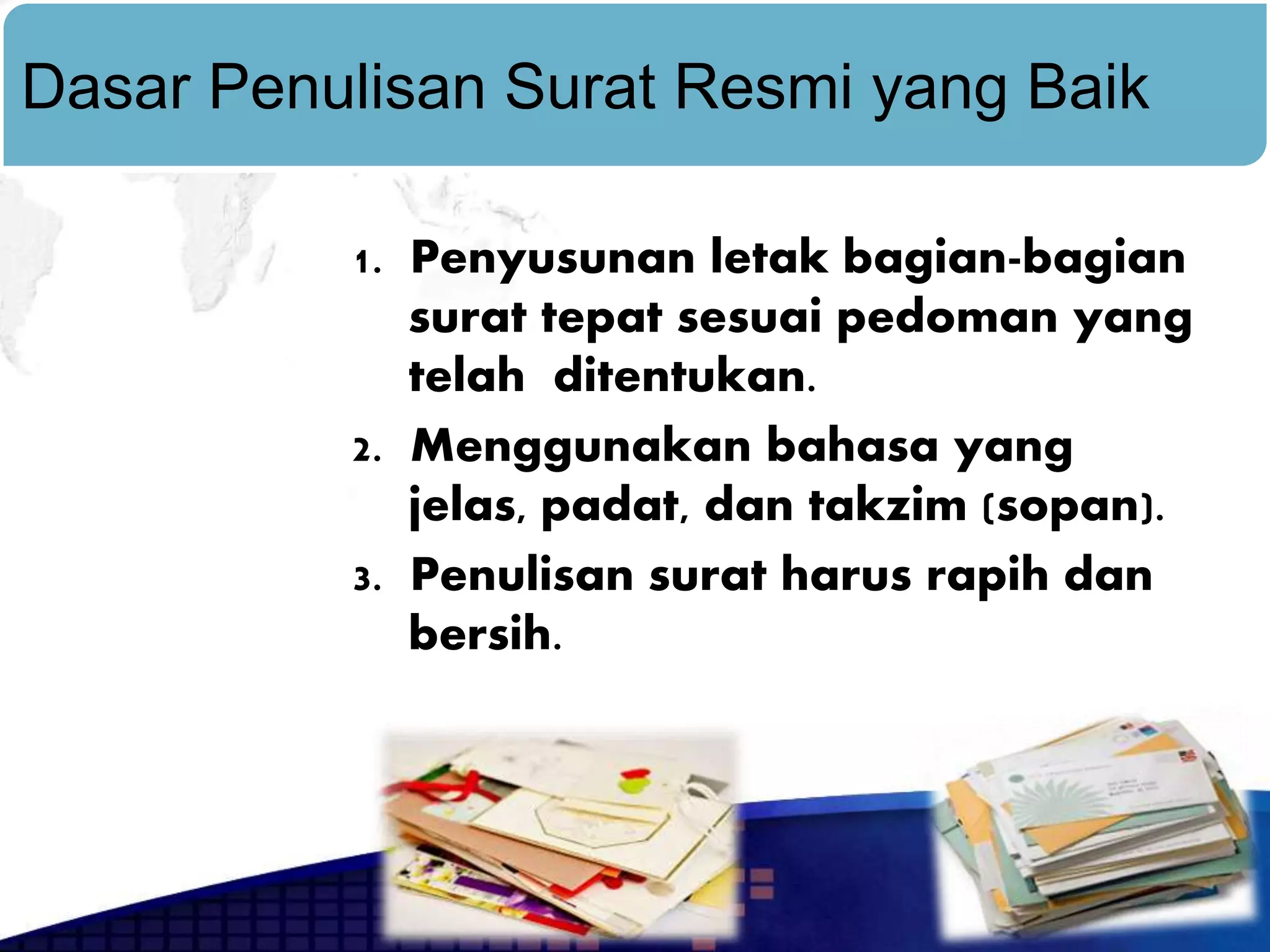 MKU Bahasa Indonesia Dasar-Dasar Penulisan Surat | PPTX