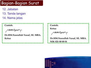 MKU Bahasa Indonesia Dasar-Dasar Penulisan Surat | PPTX