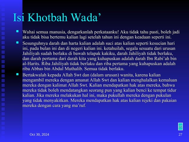 Dasar-dasar Peradaban Islam Masa Rasulullah Saw.ppt | Free Download