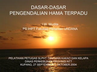 Dasar dasar pht | PPT