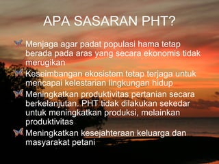Dasar dasar pht | PPT