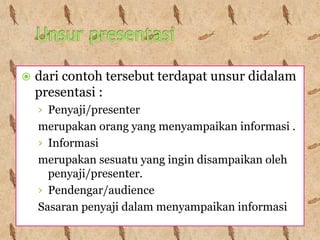 Dasar dasar presentasi | PPT