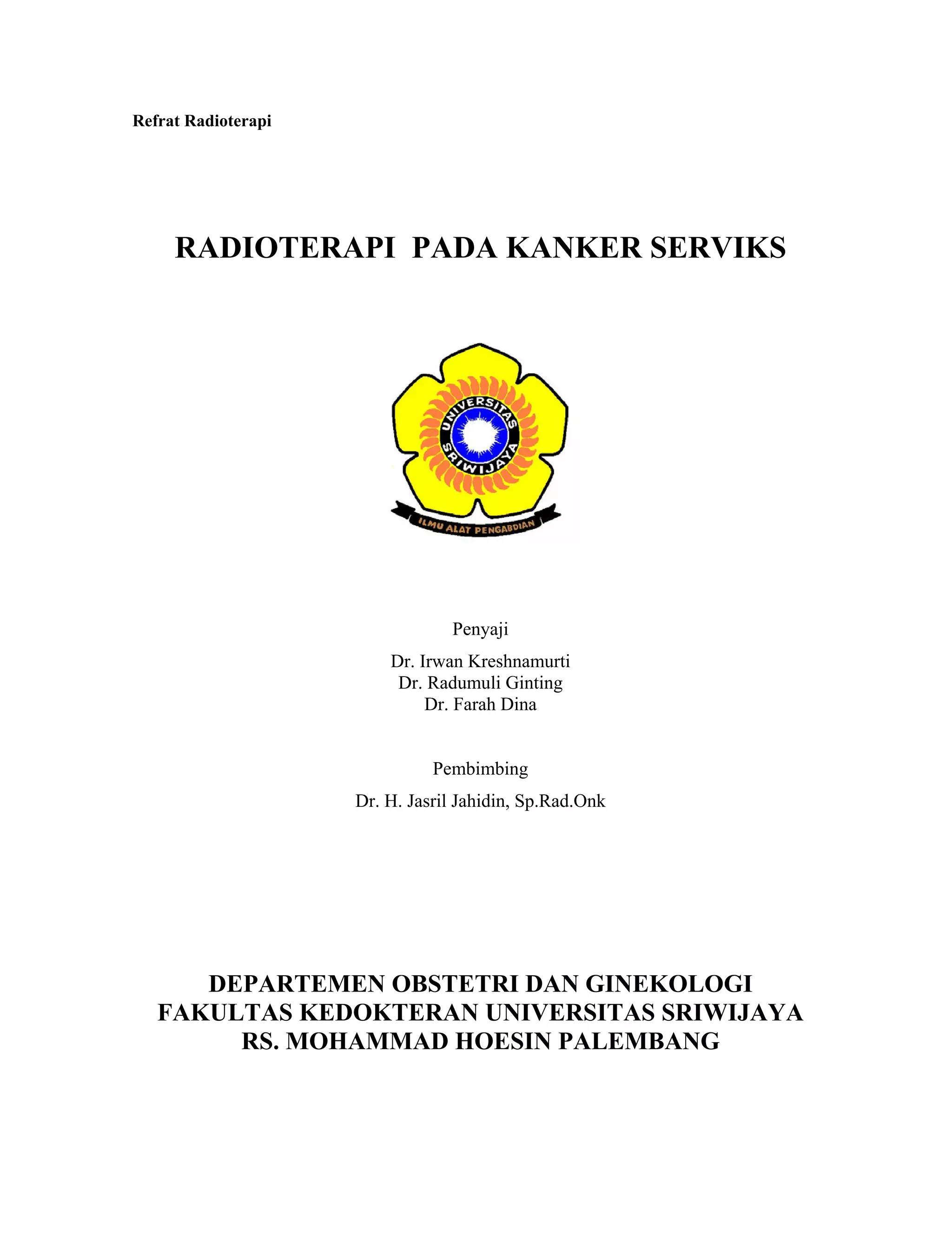 Dasar dasar radioterapi | PDF