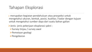 Dasar-dasar sampling batubara dan mineral.pptx