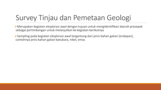 Dasar-dasar sampling batubara dan mineral.pptx