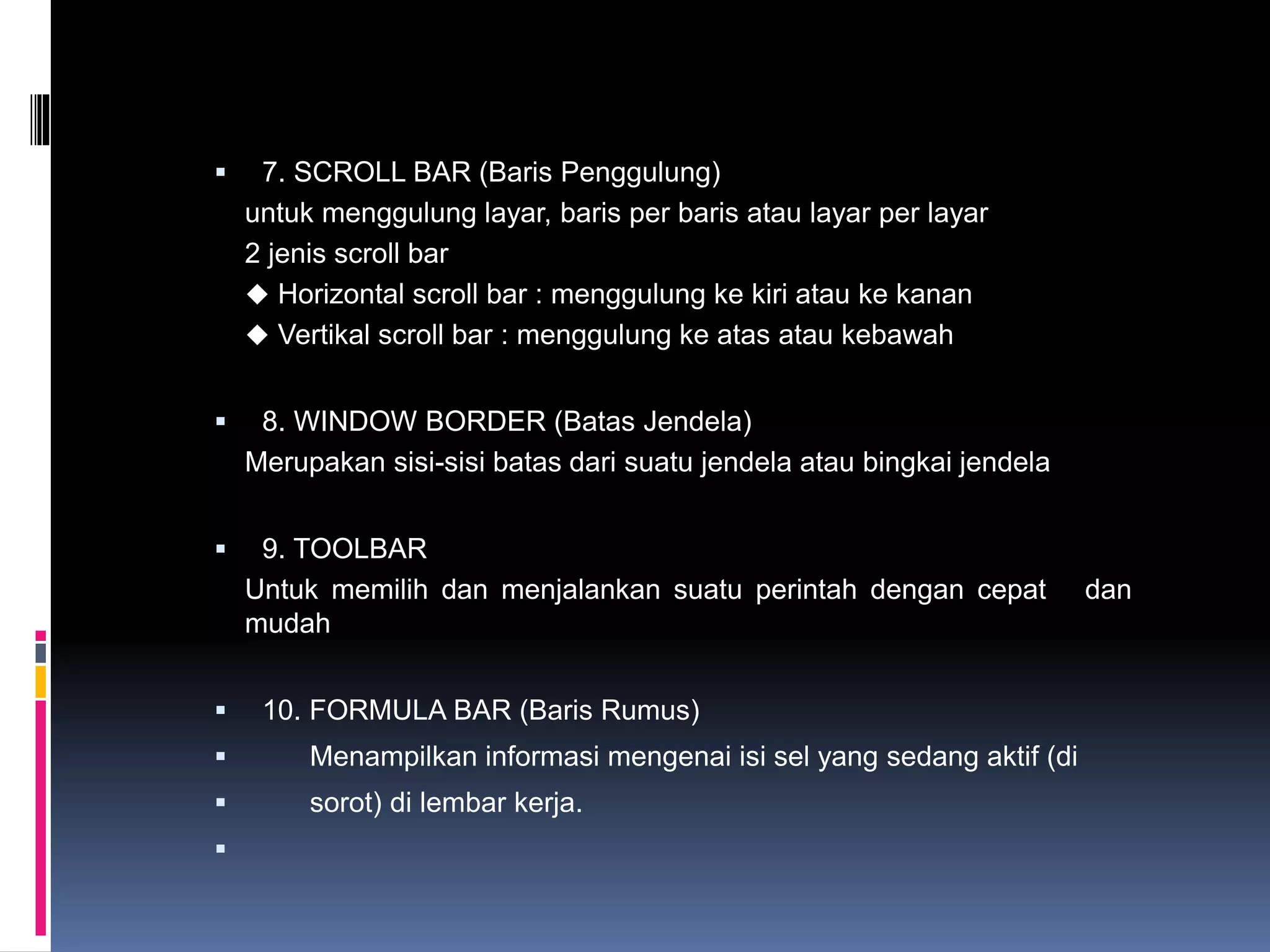 Dasar dasar spreadshet | PPTX