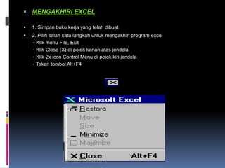 Dasar dasar spreadshet | PPTX