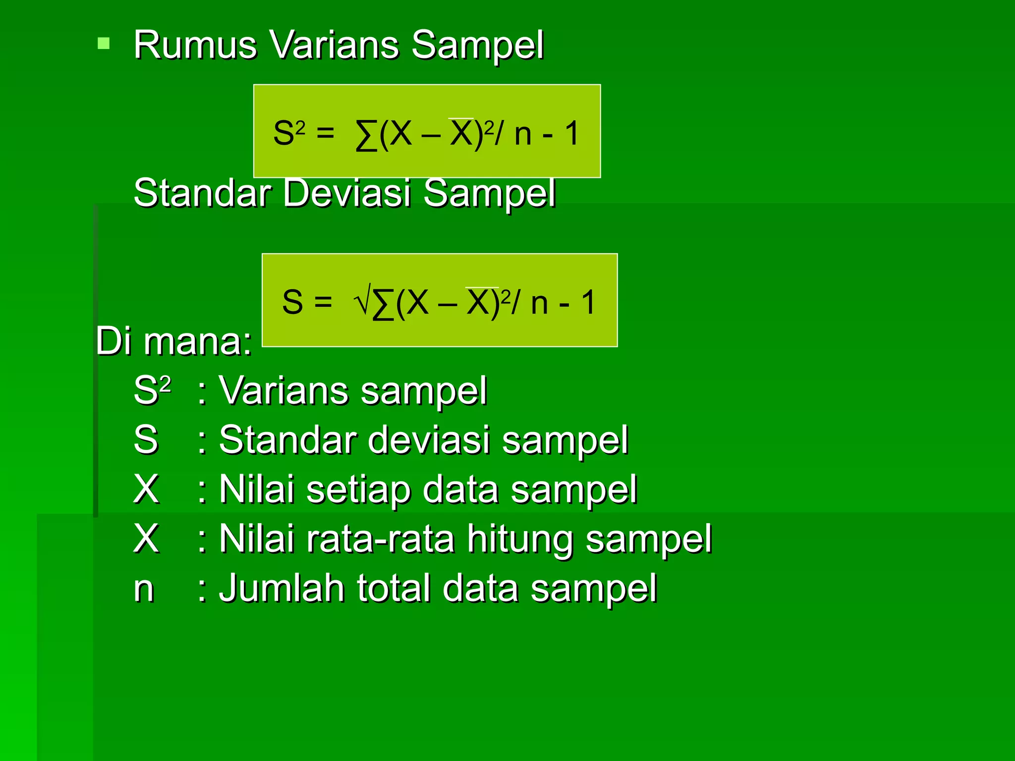 Dasar Dasar Statistika | PPT