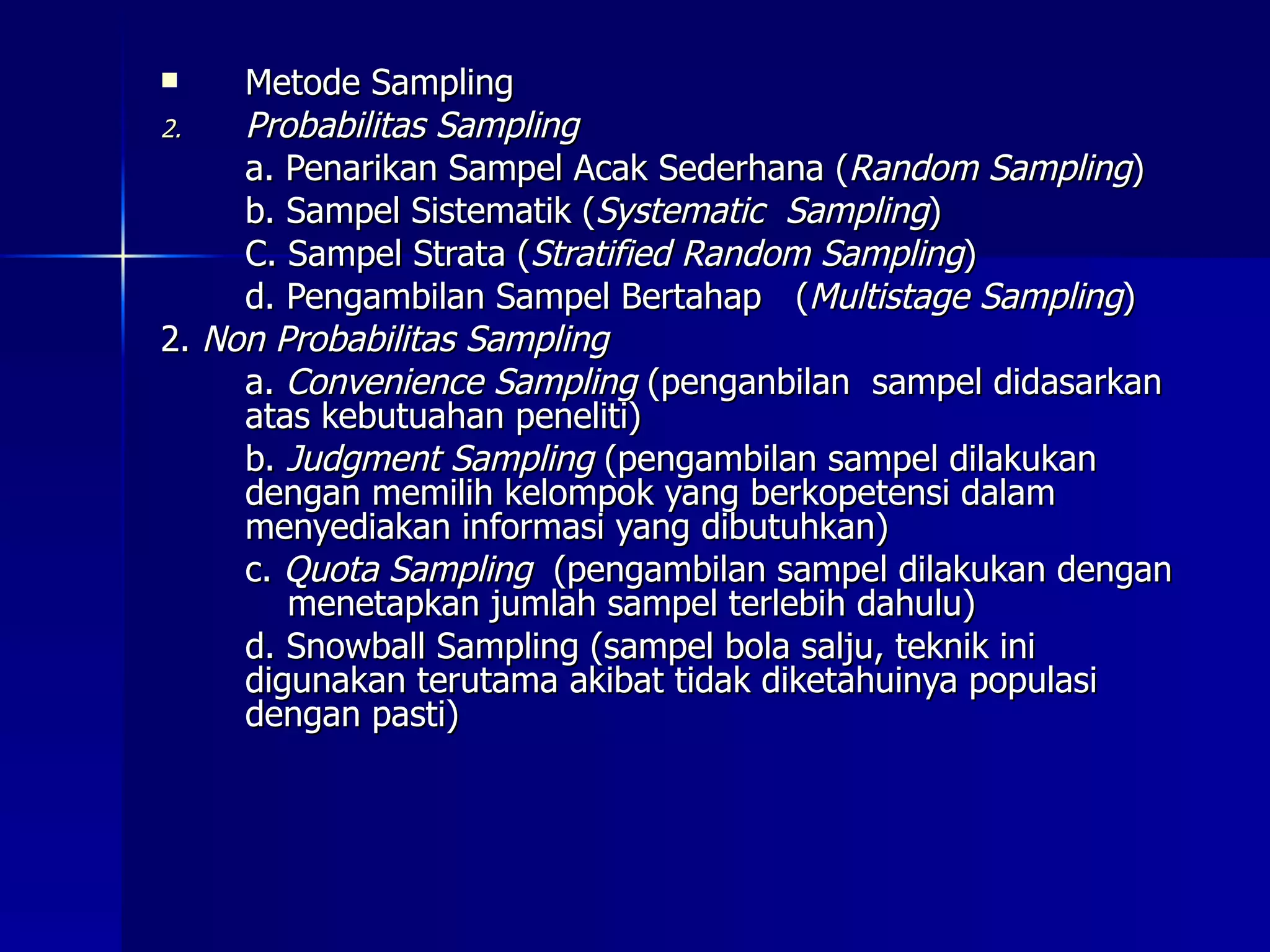 Dasar Dasar Statistika | PPT