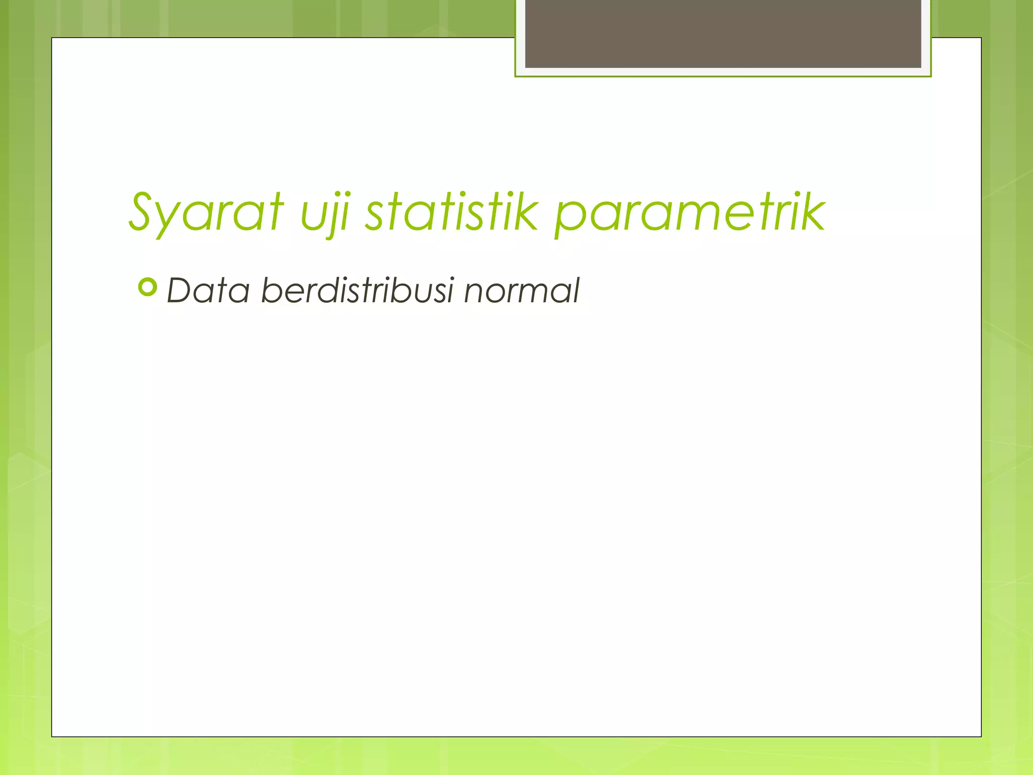 Dasar dasar statistik inferensial | PPT