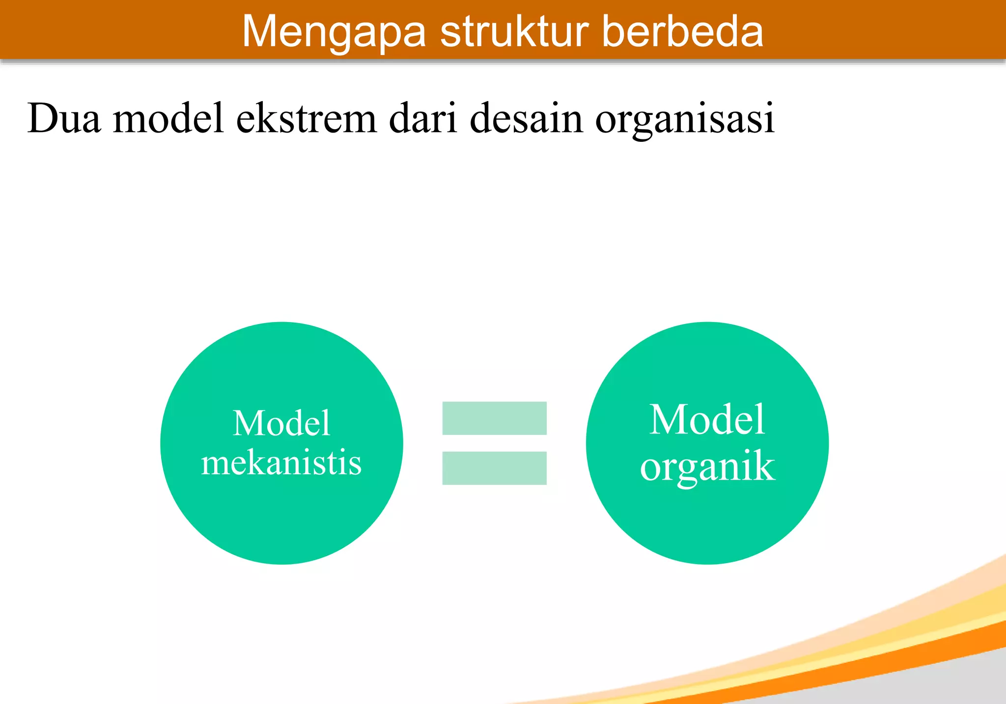 Dasar-dasar struktur organisasi | PPTX
