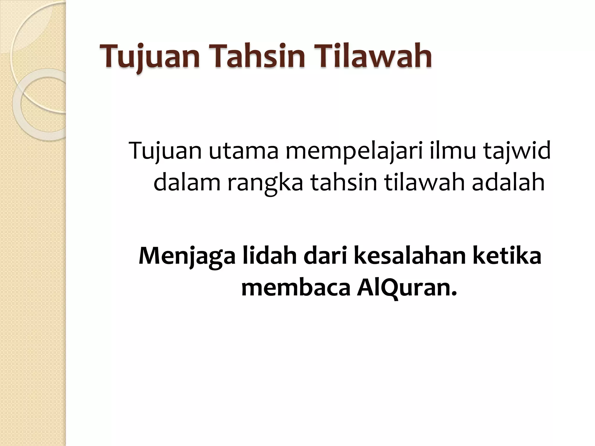 Dasar-Dasar Tahsin-1 | PPTX