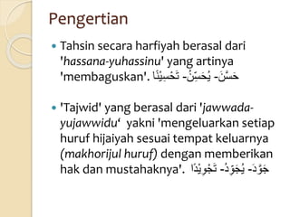 Dasar-Dasar Tahsin-1 | PPTX