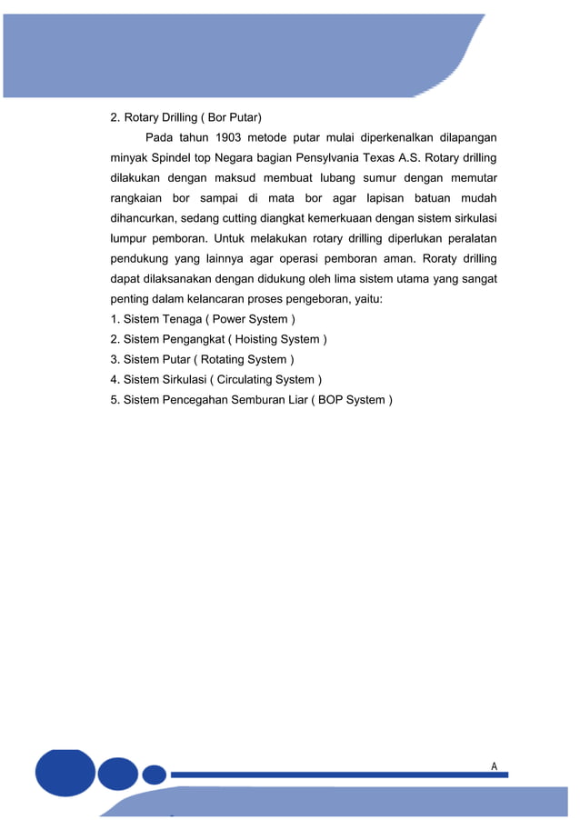 Dasar Dasar Teknik Pengeboran | PDF