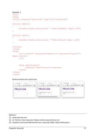 Dasar javascript | PDF