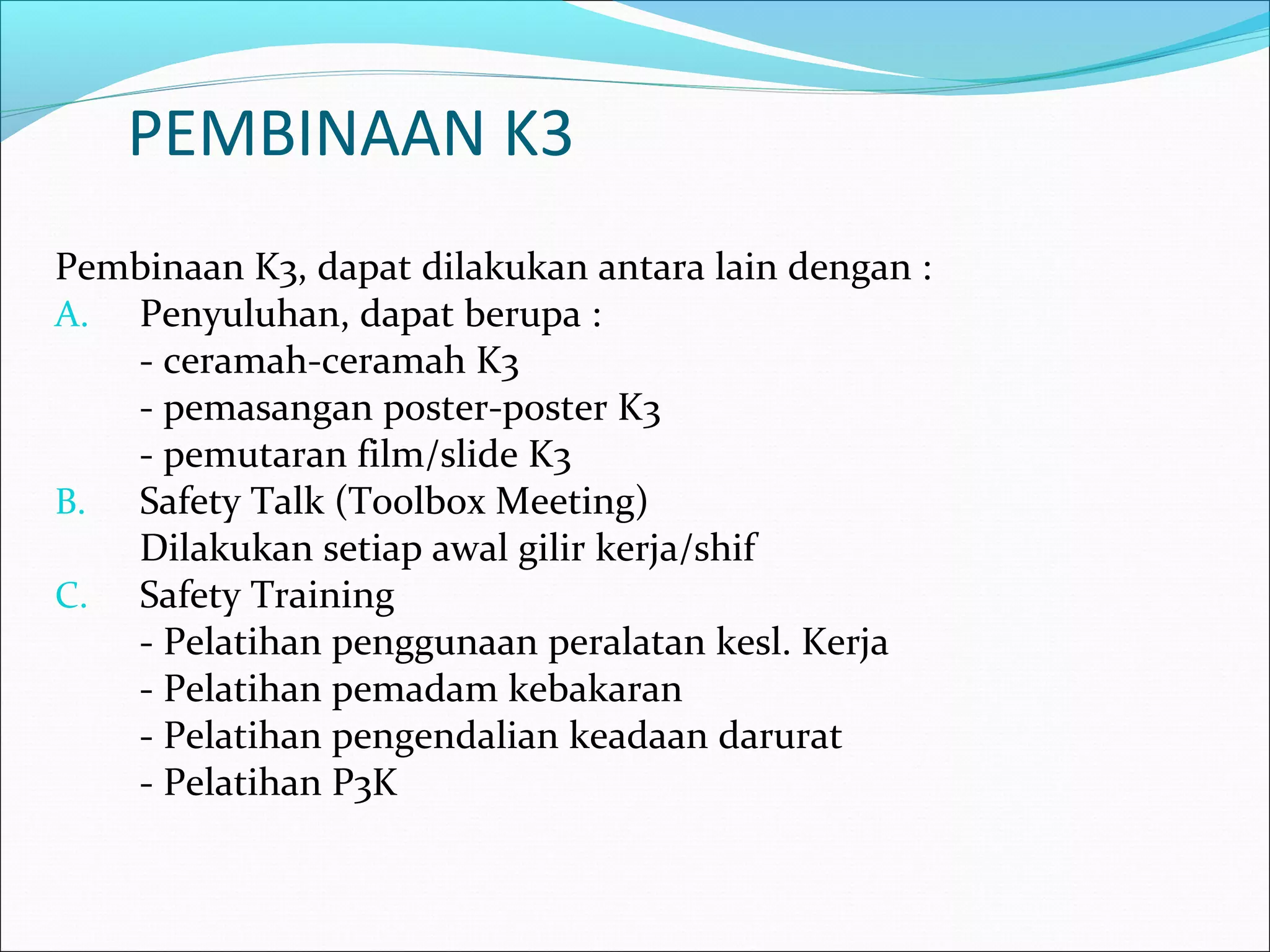 Dasar-Dasar k3 | PPT