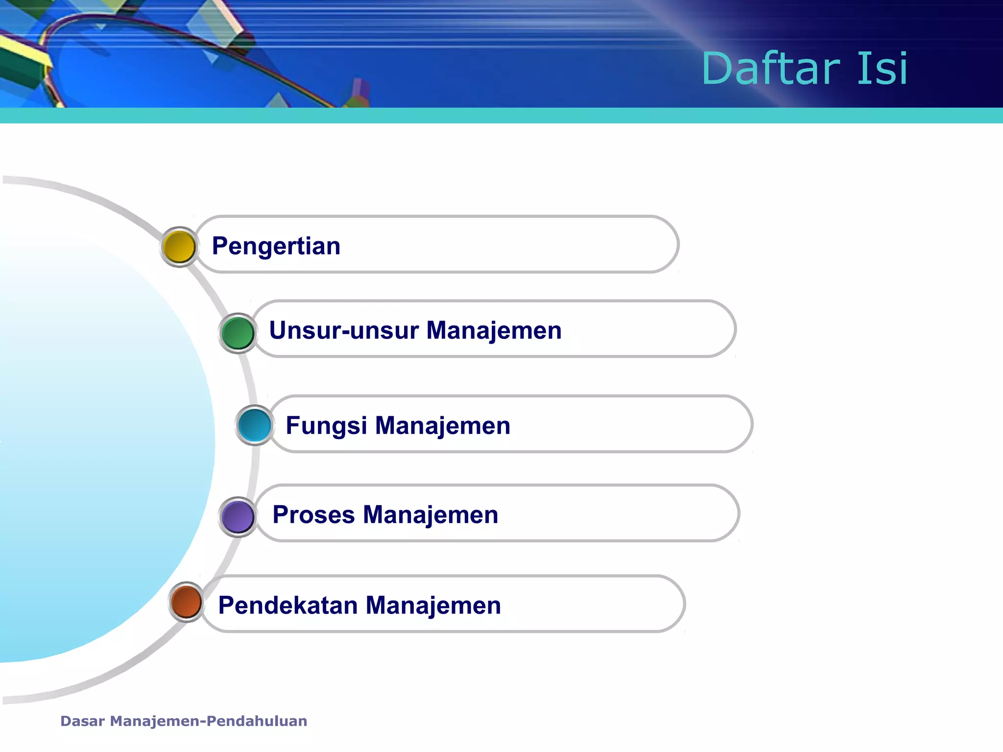DASAR-DASAR MANAGEMEN | PPT