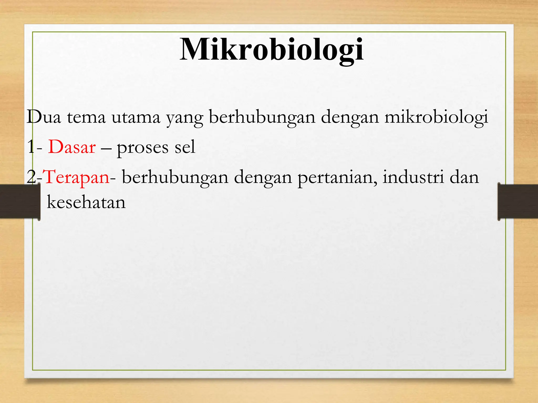 Dasar dasar mikrobiologi pertanian universitas | PPT