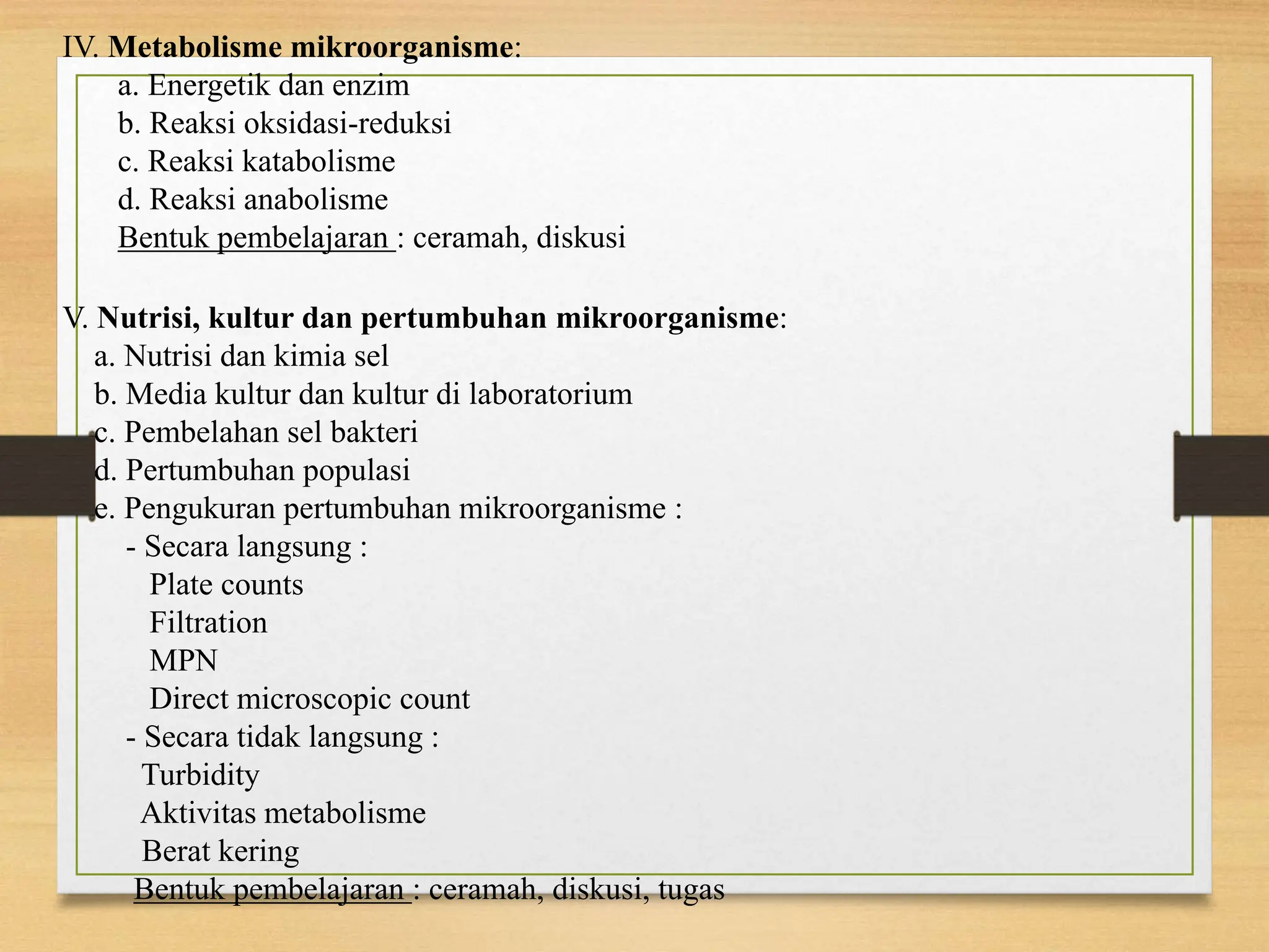 Dasar dasar mikrobiologi pertanian universitas | PPT